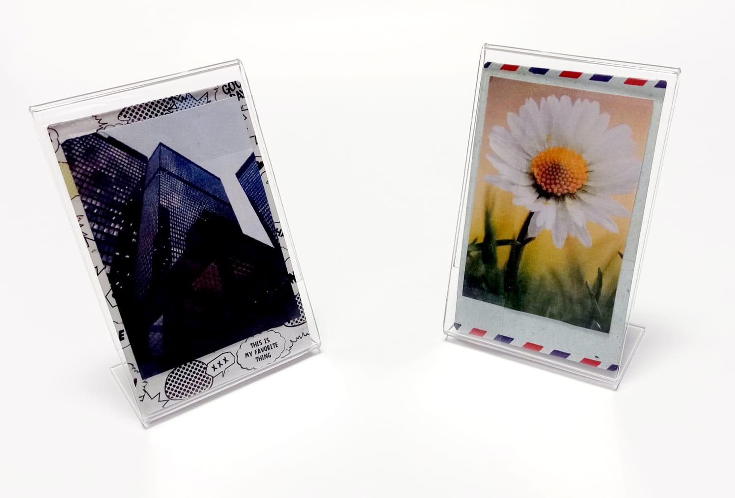Instax Mini Desk Photo Frames (2) - Eziningi Plastics
