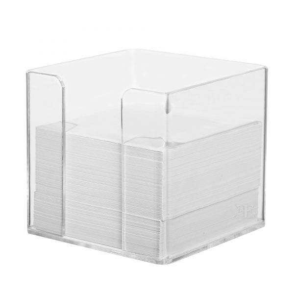 Acrylic Memo Paper Cube Holder - Eziningi Pty Ltd