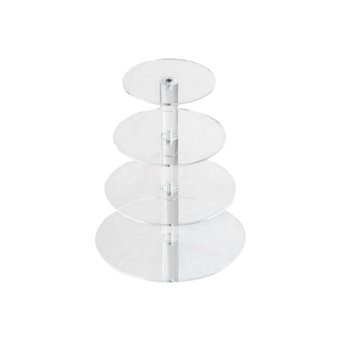 Acrylic Round Cake Cupcake Stand Eziningi Plastics