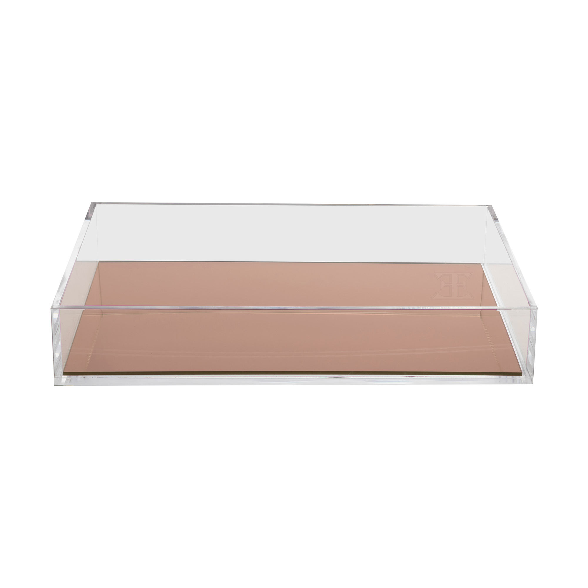 Rose Gold Acrylic Display Tray - Eziningi Plastics