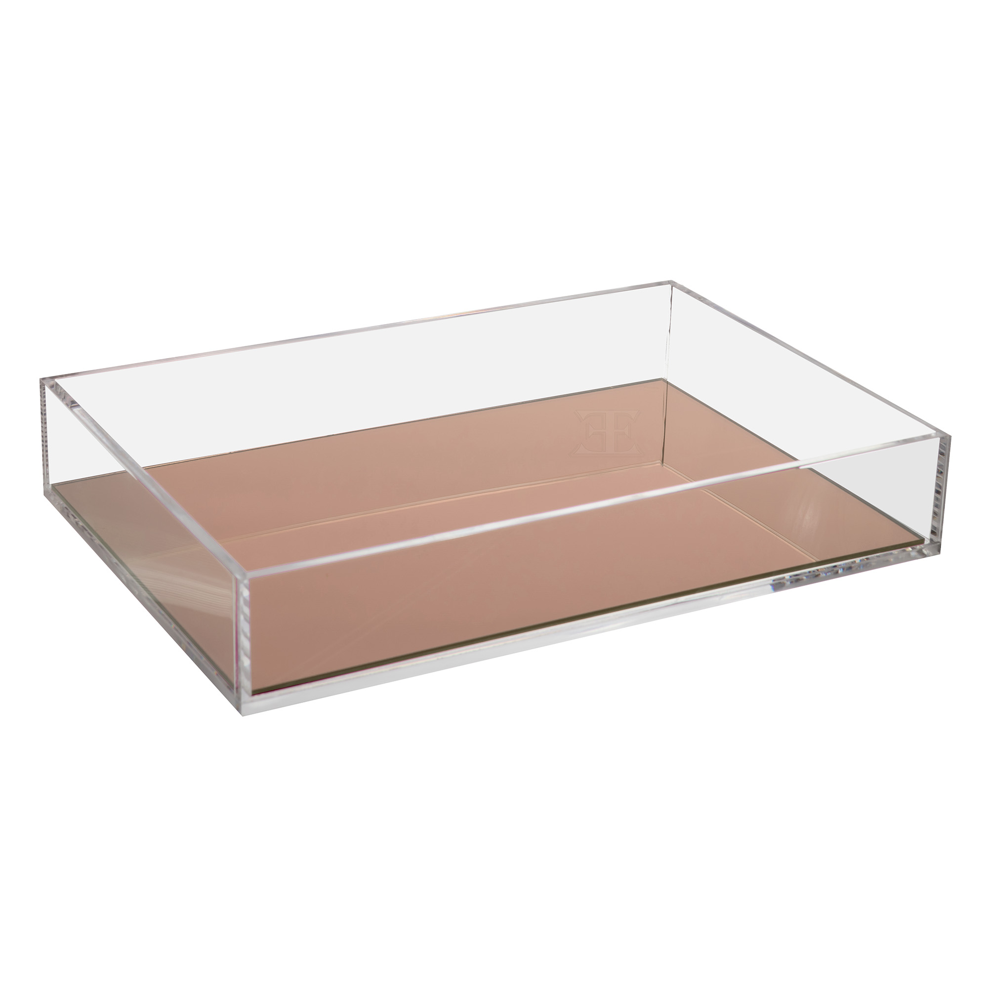 Rose Gold Acrylic Display Tray - Eziningi Plastics