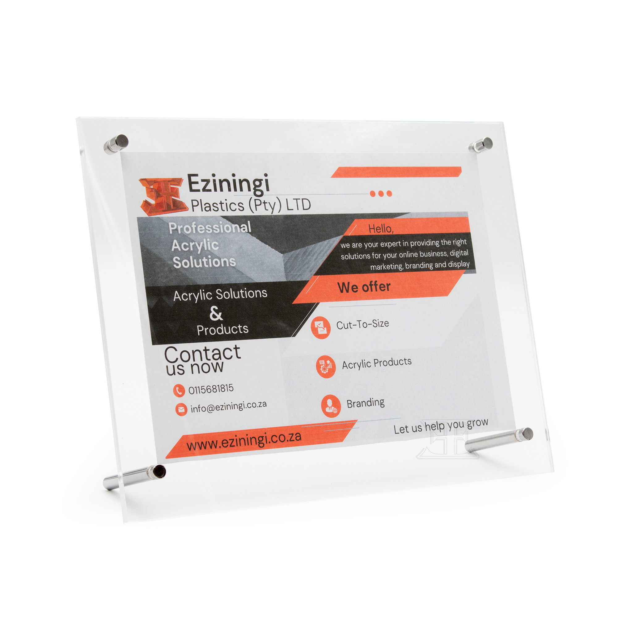 Acrylic A5 Picture Frame - Eziningi Plastics